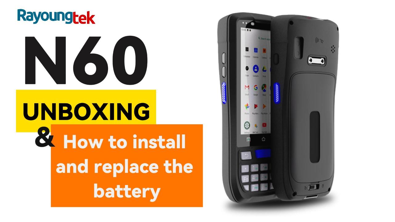 What's in the box of Rayoungtek N60 Mobile Computer?