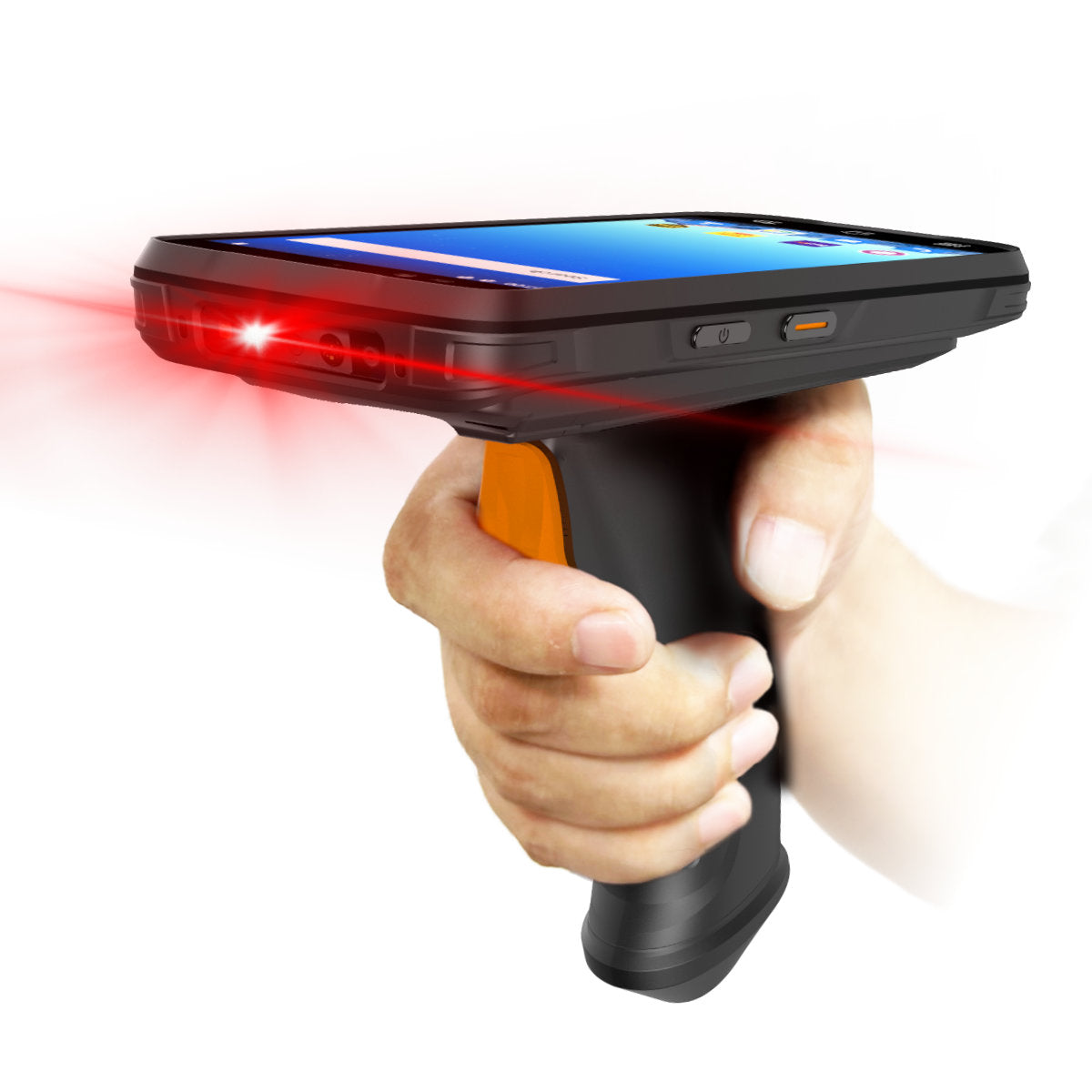 Android Pistol Grip Inventory Barcode Scanner Handheld Mobile Computer ...