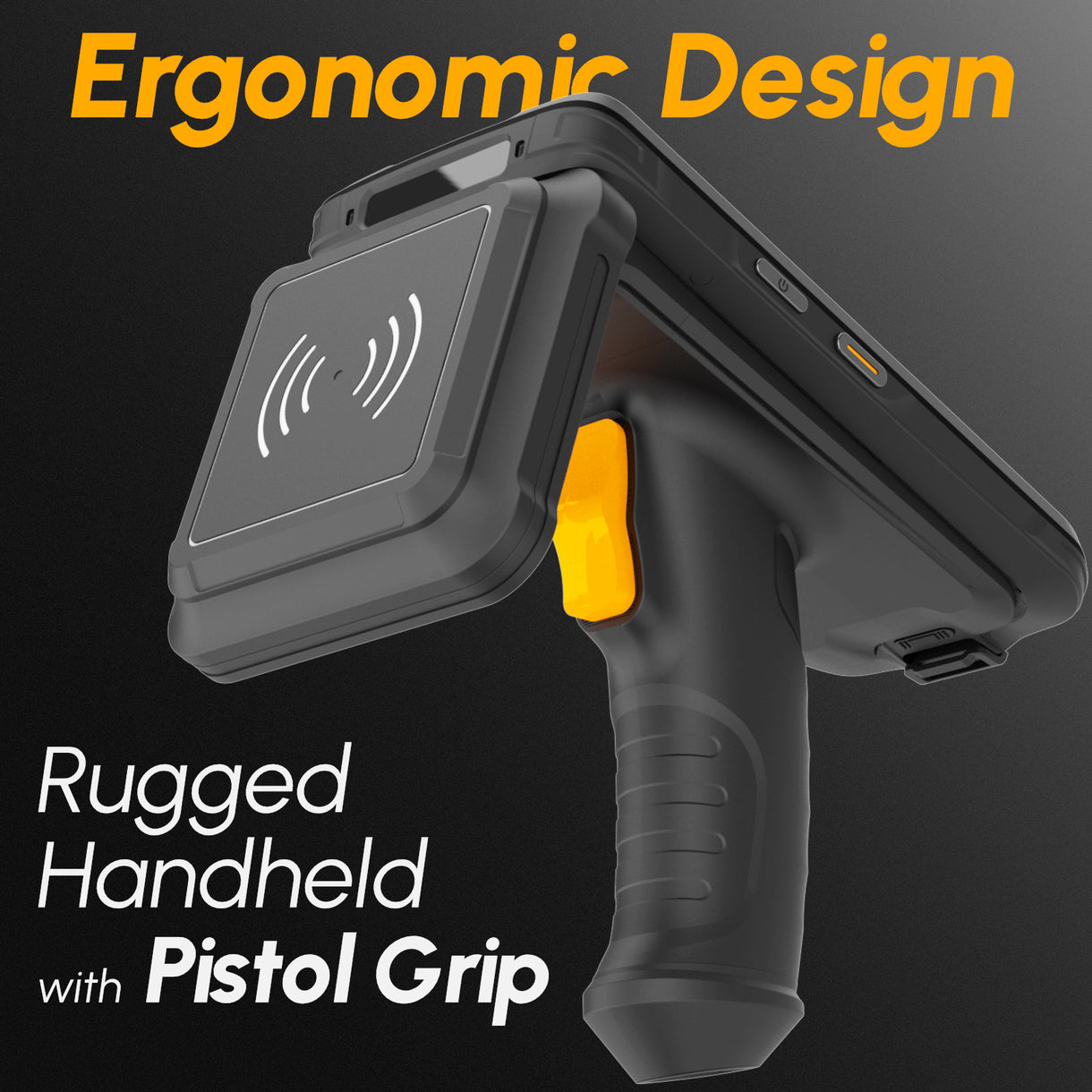 Rayoungtek Android Barcode Scanner UHF RFID Reader, Android 12 4+64GB,