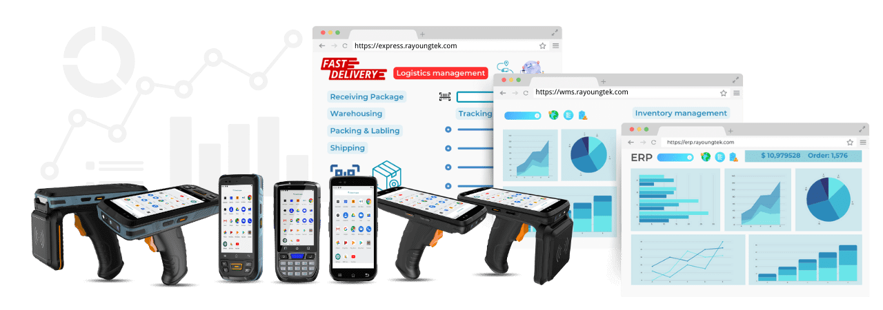 Integrated Apps with Rayoungtek Mobile Computers Logistics Inventory